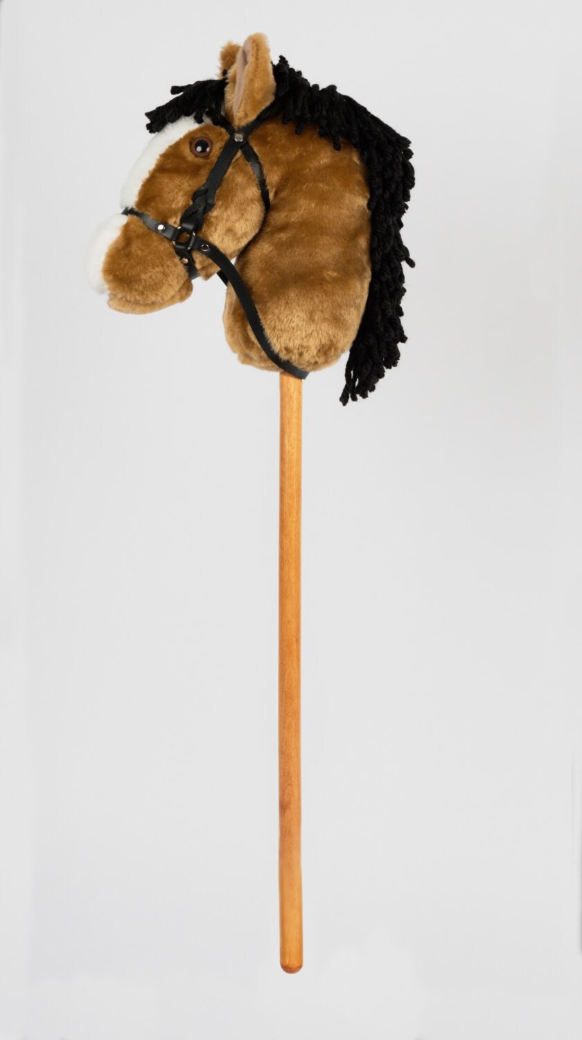 Snowy Mountain Ponies Buckskin Stick Horse With Leather - Etsy