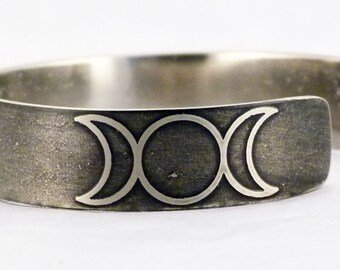 Triple moon bracelet | Etsy