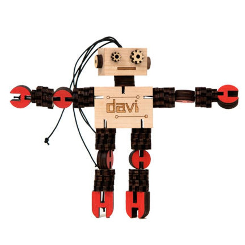 DAVI Wooden Robot Kit color - Etsy