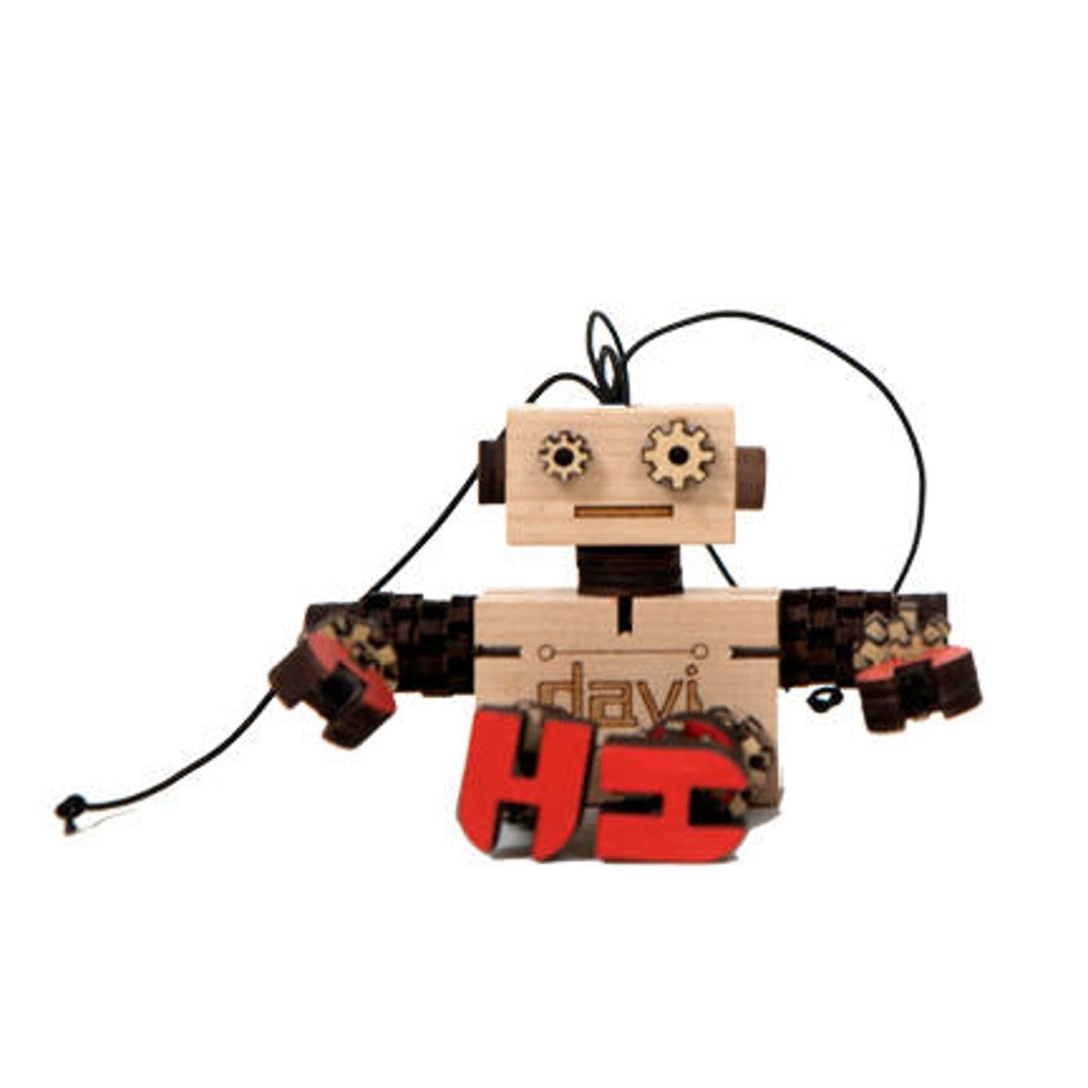 DAVI Wooden Robot Kit color - Etsy
