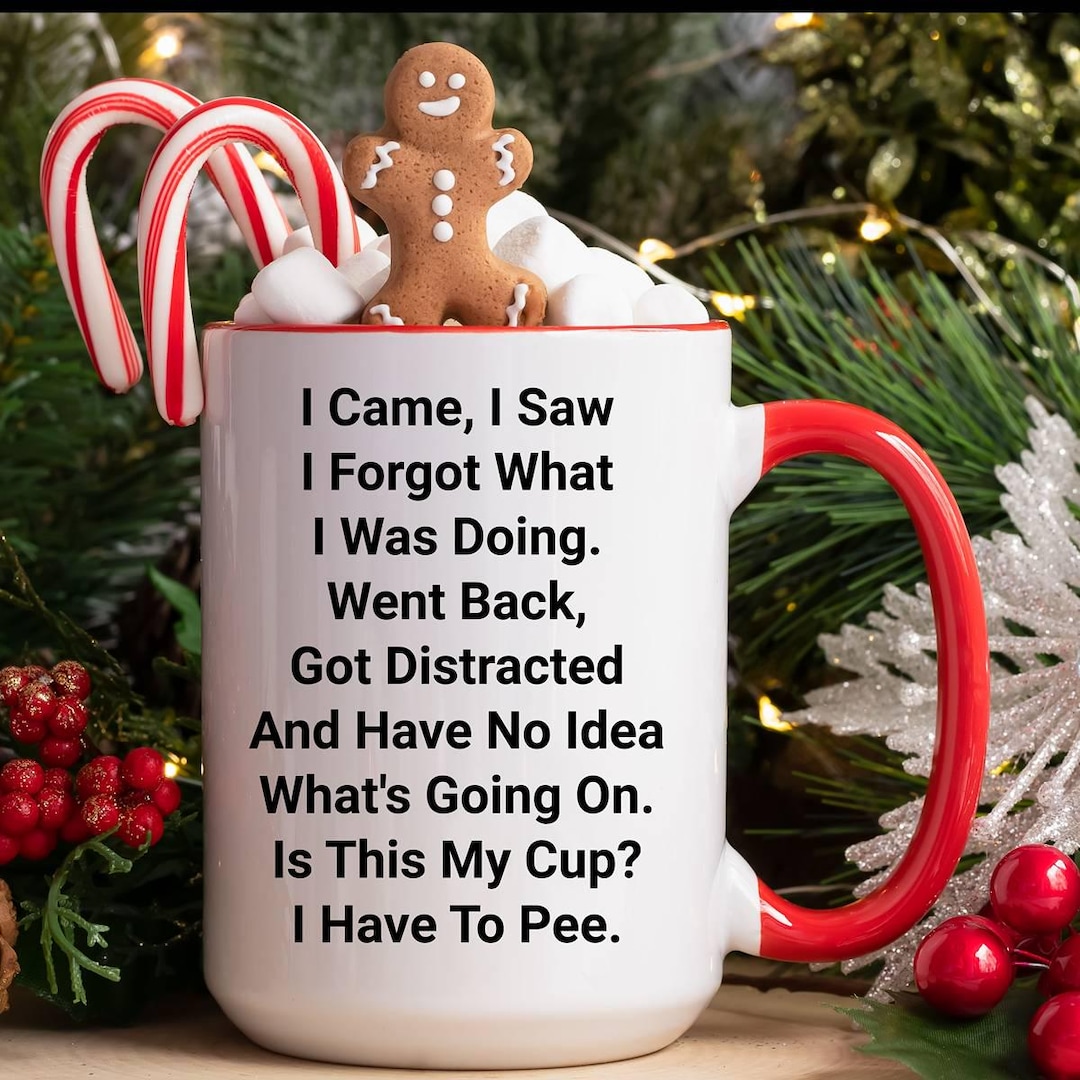 Left Handed Cup Side Design Facing Out, Colorful Mugs, 11oz, Sarcastic ...