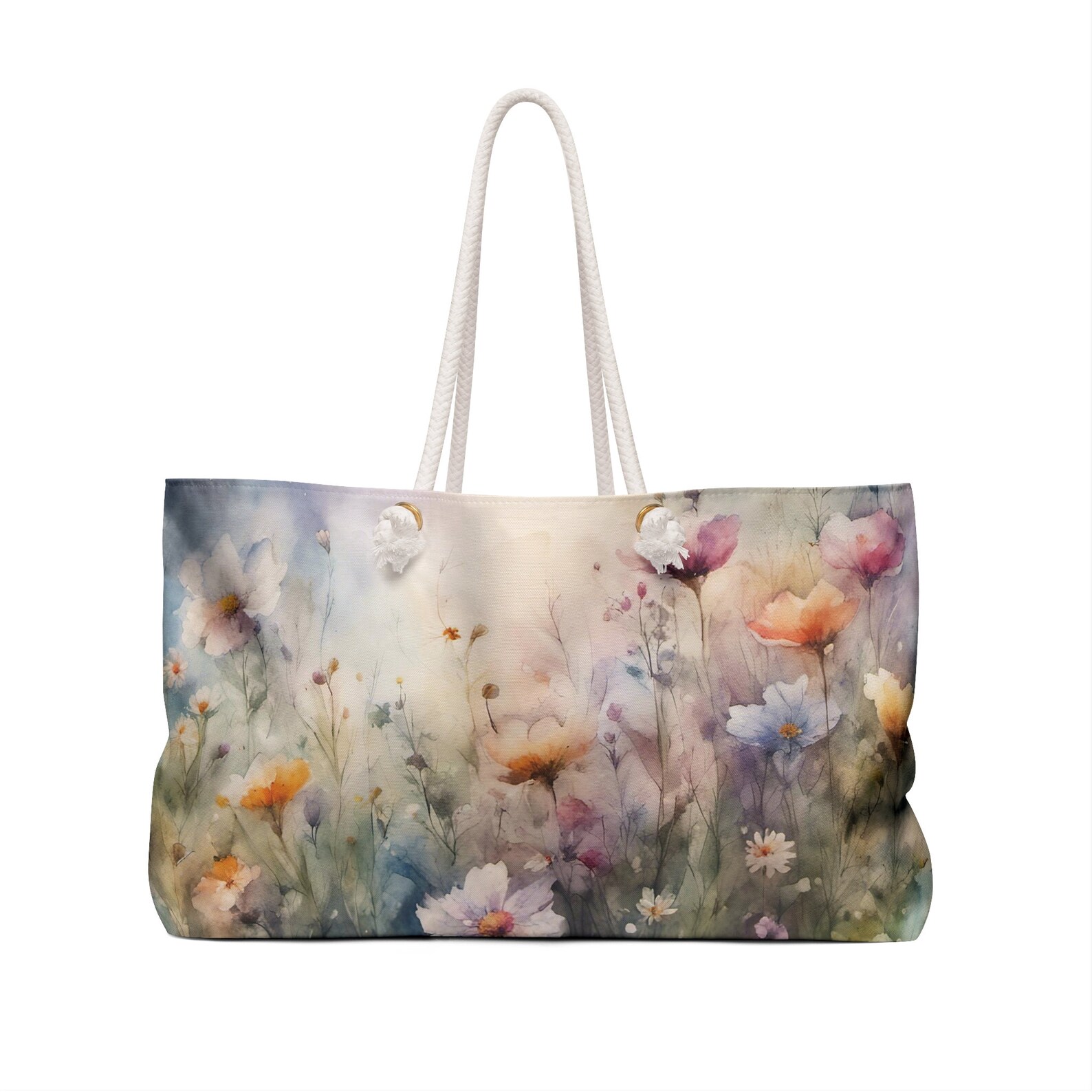Floral Weekender Bag, Beach, Trip, Vacation, Shopping - Etsy