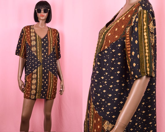 Earth Tone Top 90s Top 90s Earthy Top Earthy Blouse Earth Tone - Etsy