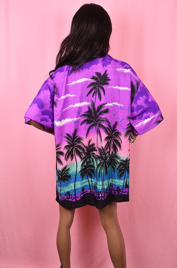 Purple Hawaiian Shirt