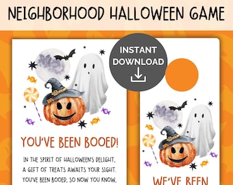 You've Been Booed Printable Office Game, Boo Basket, Halloween Boo Kit ...