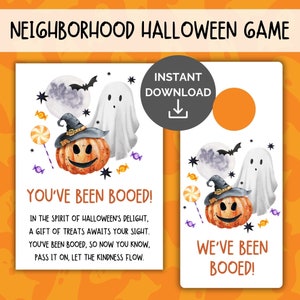 You've Been Booed Printable, Boo Basket, Halloween Boo Kit ...