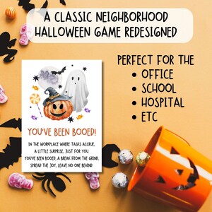 You've Been Booed Printable Office Game, Boo Basket, Halloween Boo Kit ...
