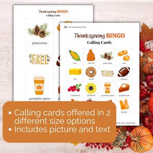 Thanksgiving Bingo Printable, Thanksgiving Party Game, 30 Fall Bingo ...