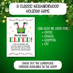 You've Been Elfed Printable, Elf Basket, Christmas Elf Kit ...