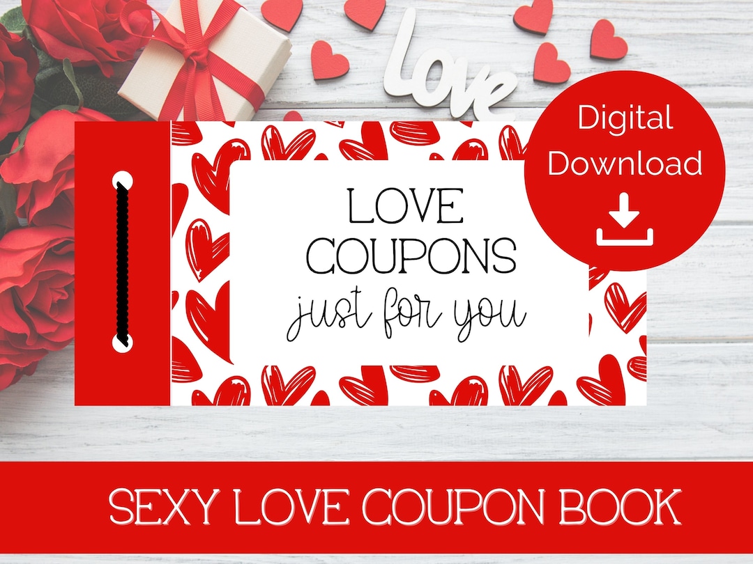 Sexy Coupon Book - Naughty Coupons - Gift for Husband - Printable Love ...