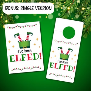 You've Been Elfed Printable, Elf Basket, Christmas Elf Kit ...
