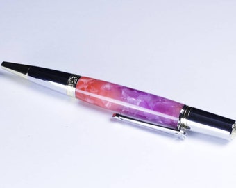 Handmade Pen and Pencil Set, Ballpoint Ink Pen, Handcrafted Ballpoint ...