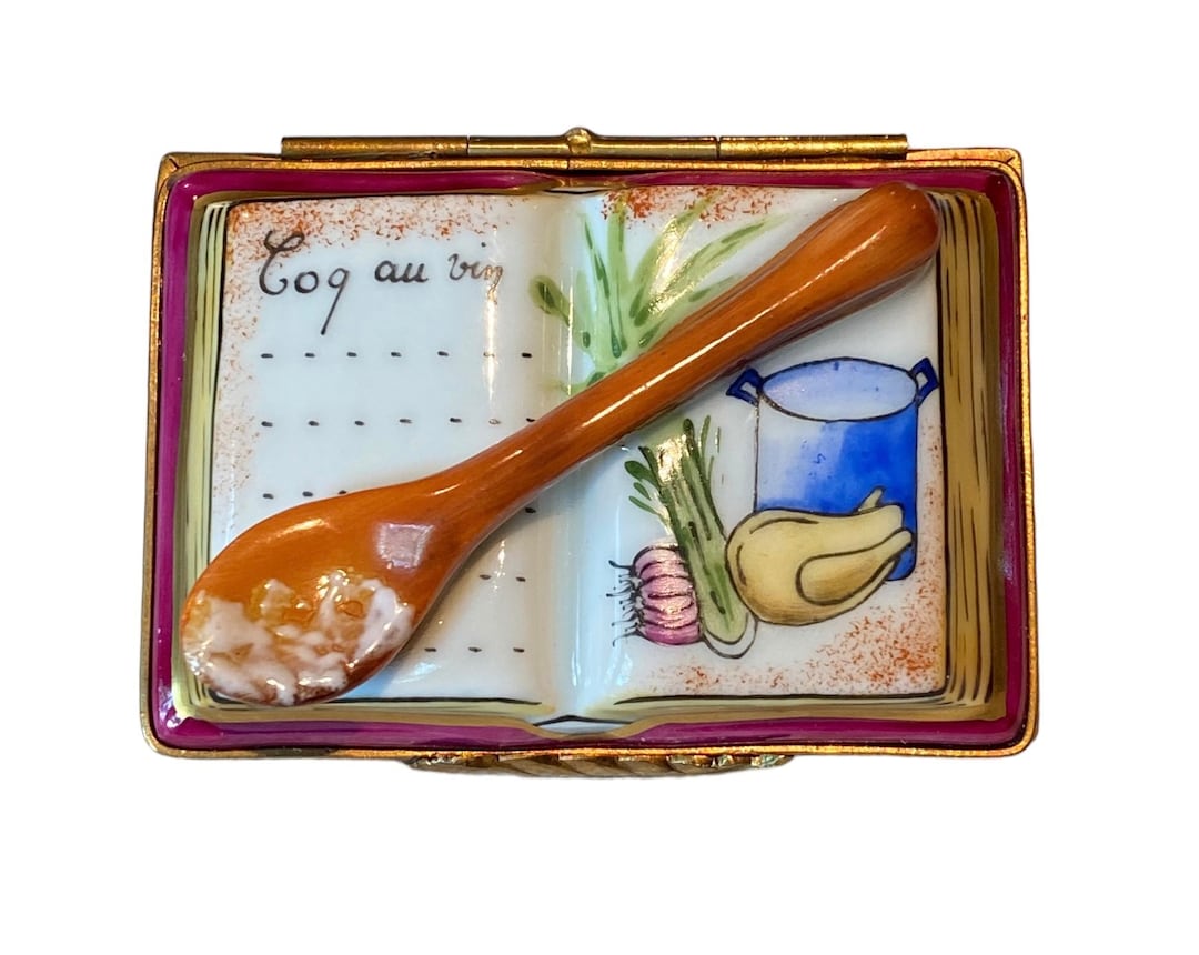 Vintage Limoges Box French Recipes “ Recettes De Cuisine” With ...