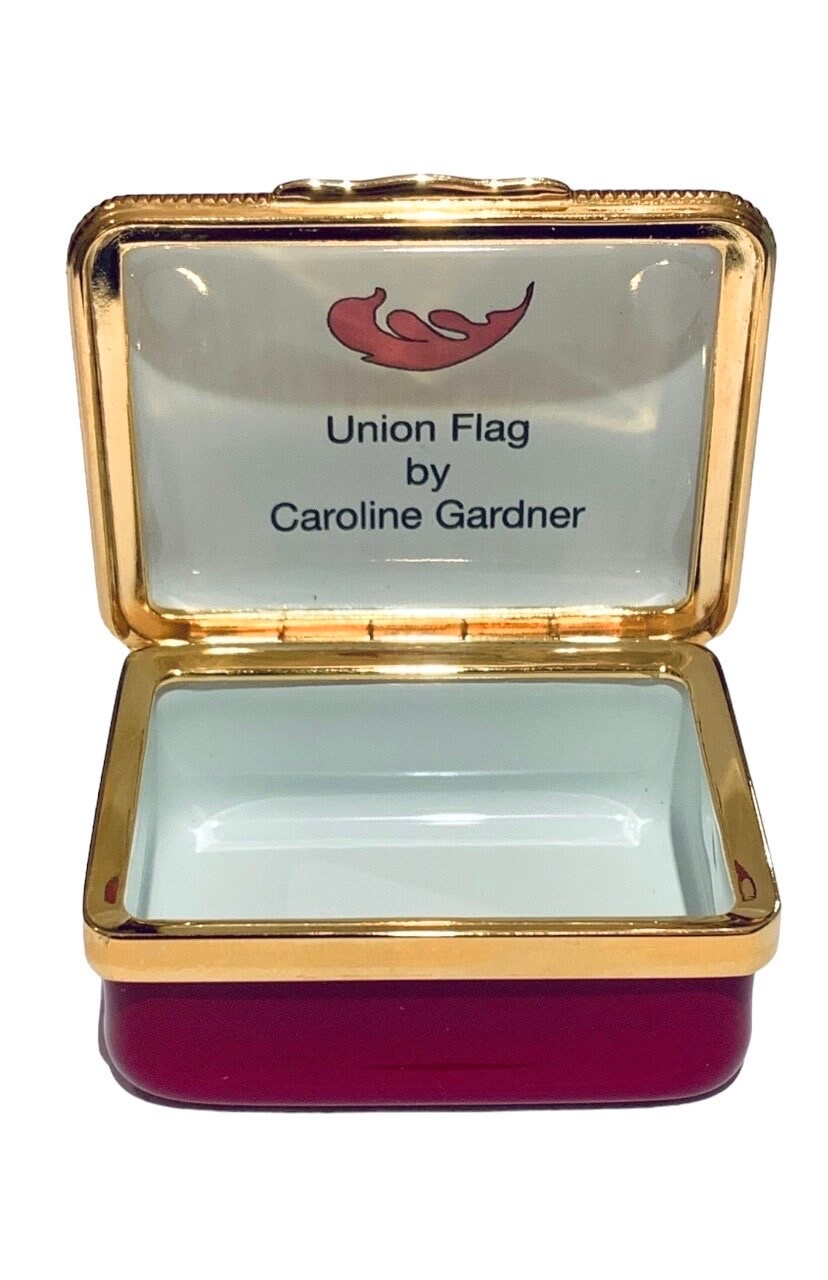 Halcyon Days Union Jack Flag Enamel Box...nib...mint - Etsy