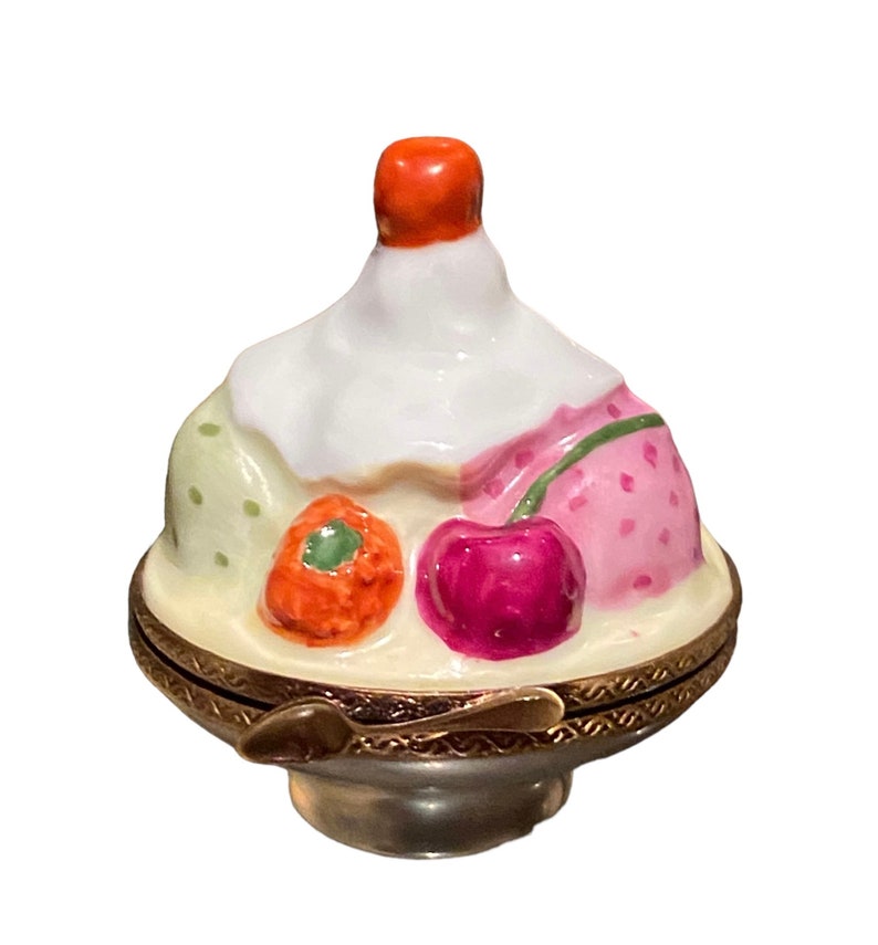 Vintage Limoges Box…ice Cream Sundae…retired…mint - Etsy
