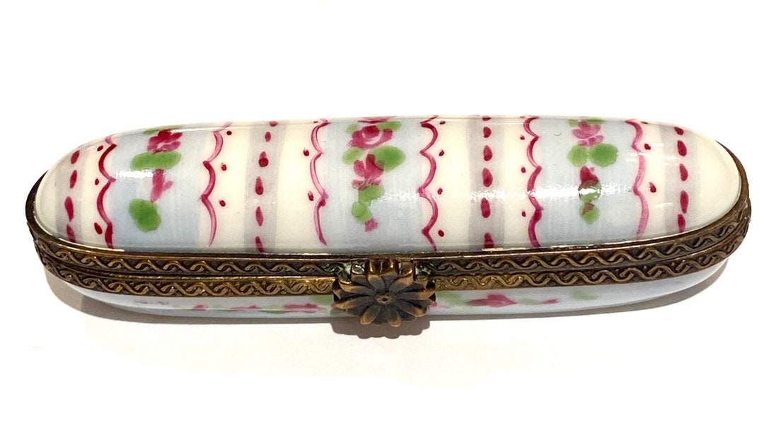 Vintage Limoges Needle Boxmint - Etsy