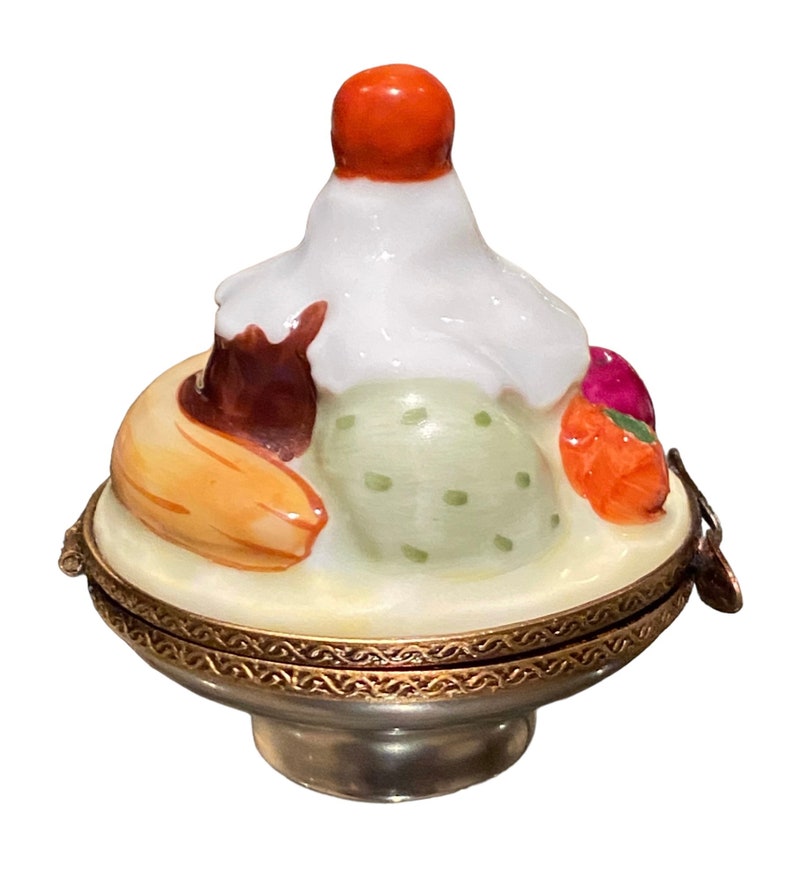 Vintage Limoges Box…ice Cream Sundae…retired…mint - Etsy