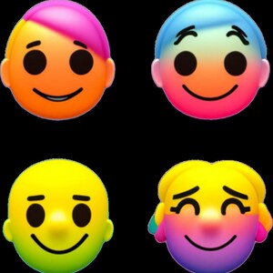 Happy Face Emotes, Colorful Emotes, Clip Art, Happy Faces, People ...