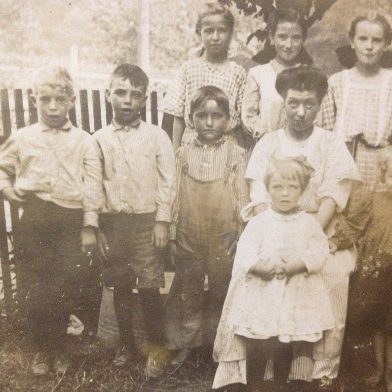 Rural Poor Orphanage Antique Early 1900's RPPC Real Photo - Etsy