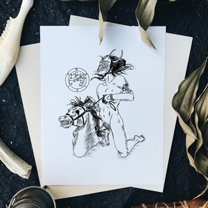 Ars Goetia Series King Beleth Print - Etsy