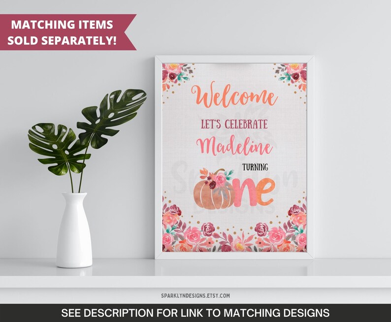 EDITABLE Little Pumpkin Birthday Banner, Boho Fall Autumn Pumpkin Girl ...