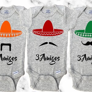 3 Amigos Three Amigos 3 Amigo Shirts Friend Shirts for 3 | Etsy