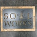 Custom Farm Office or Logo Sign With Laser Cut Metal and Rustic Wood - Etsy
