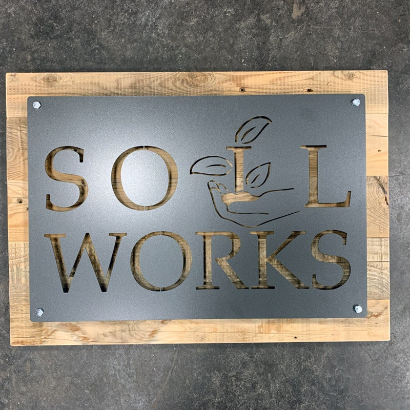 Reclaimed Logo Sign - Etsy