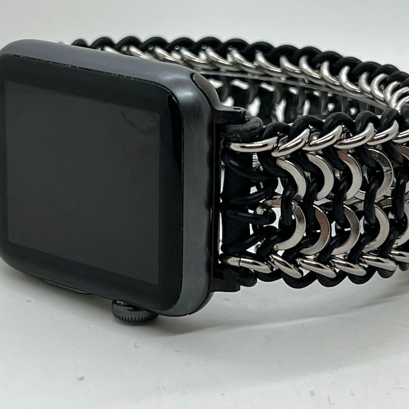 Silver Apple Watch Chain - Etsy