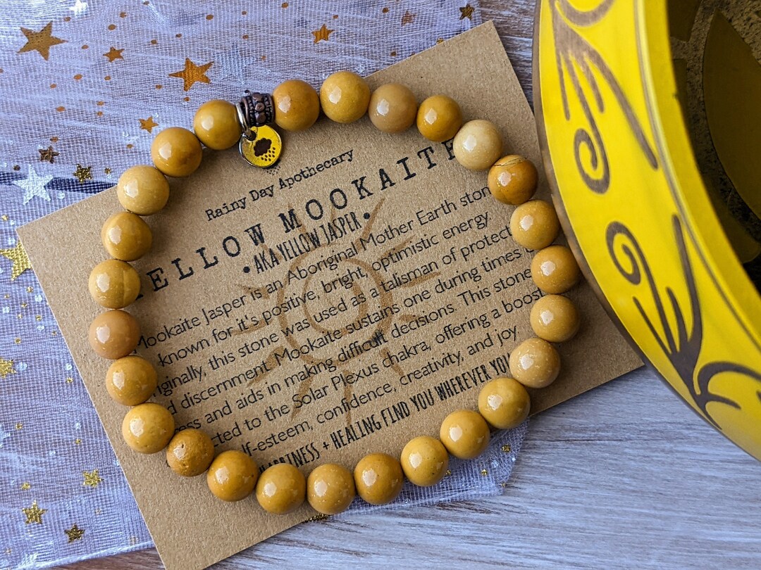 Yellow Mookaite Mookaite Jasper Solar Plexus Positivity - Etsy