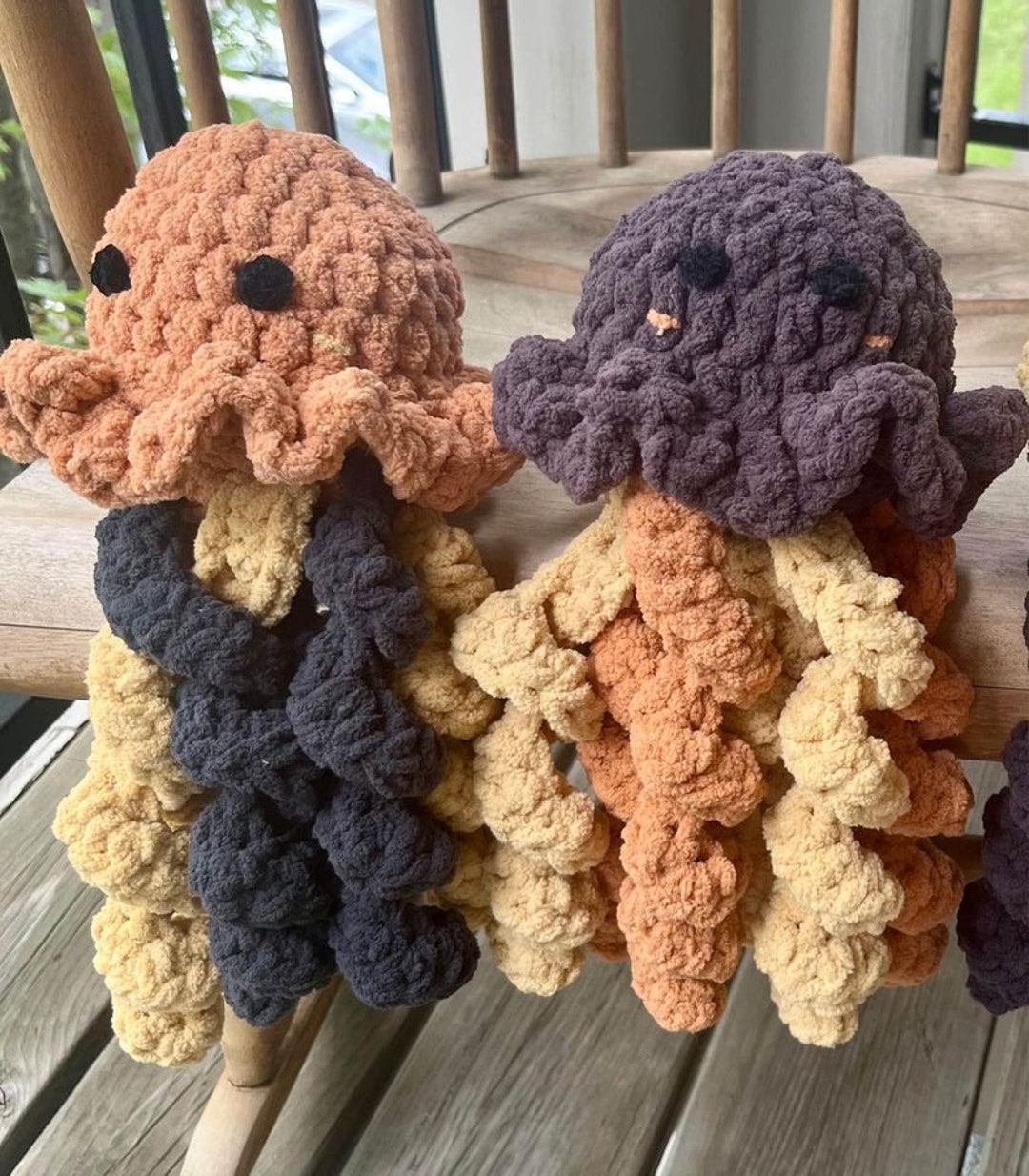 Crochet Fall Jellyfish Plush Halloween Plush Jellyfish - Etsy