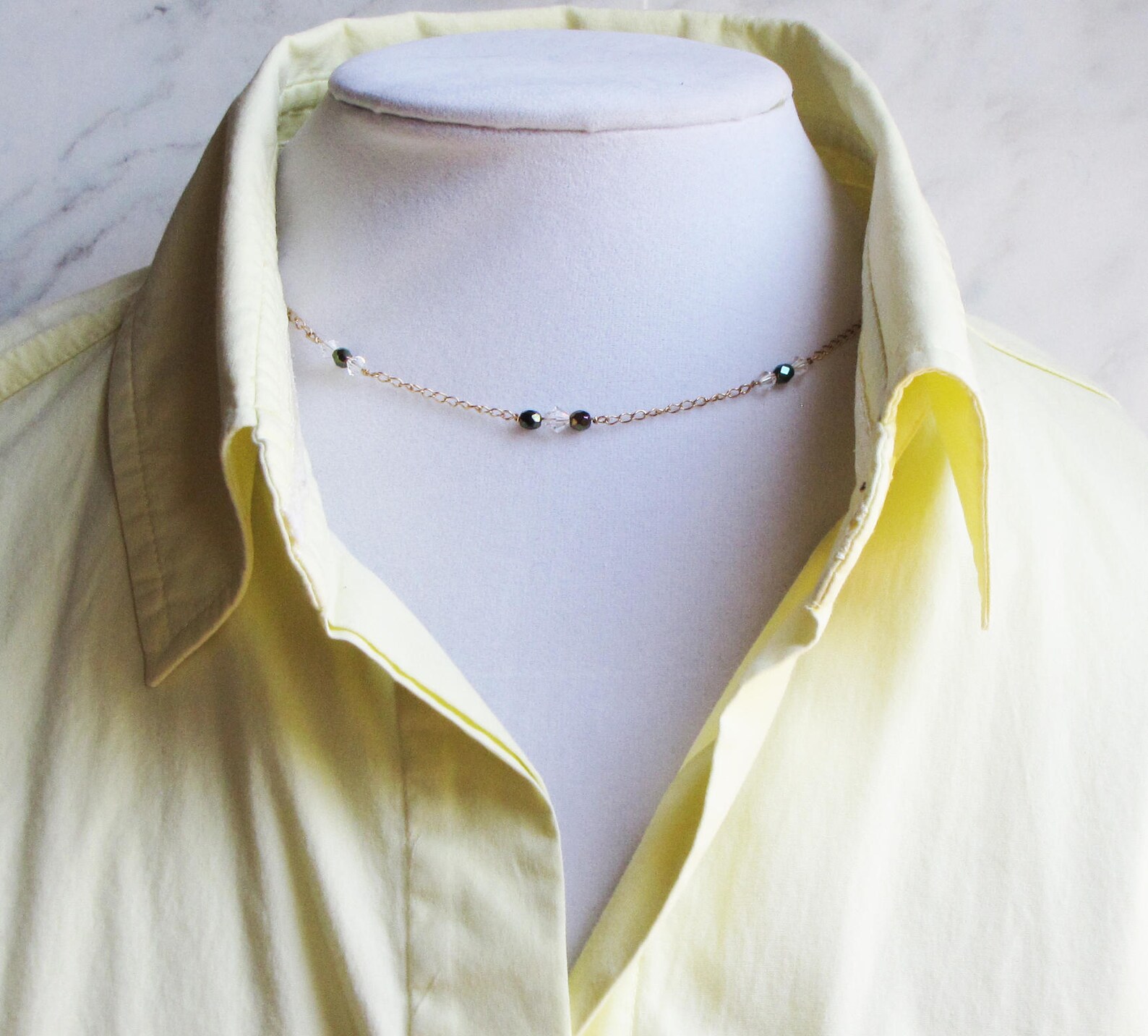 Swarovski Crystal Necklace With Matching Drop Earrings Set. - Etsy