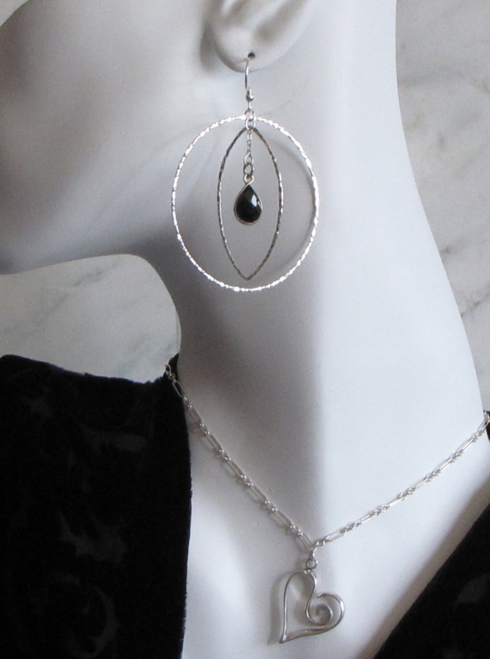 Heart Pendant Necklace - Etsy