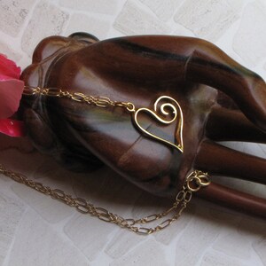 Heart Pendant Necklace - Etsy
