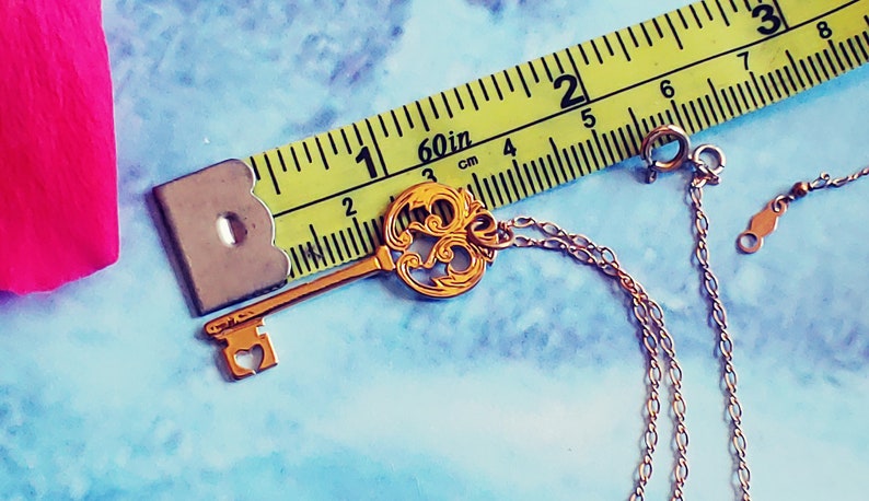 Key Pendant Necklace - Etsy