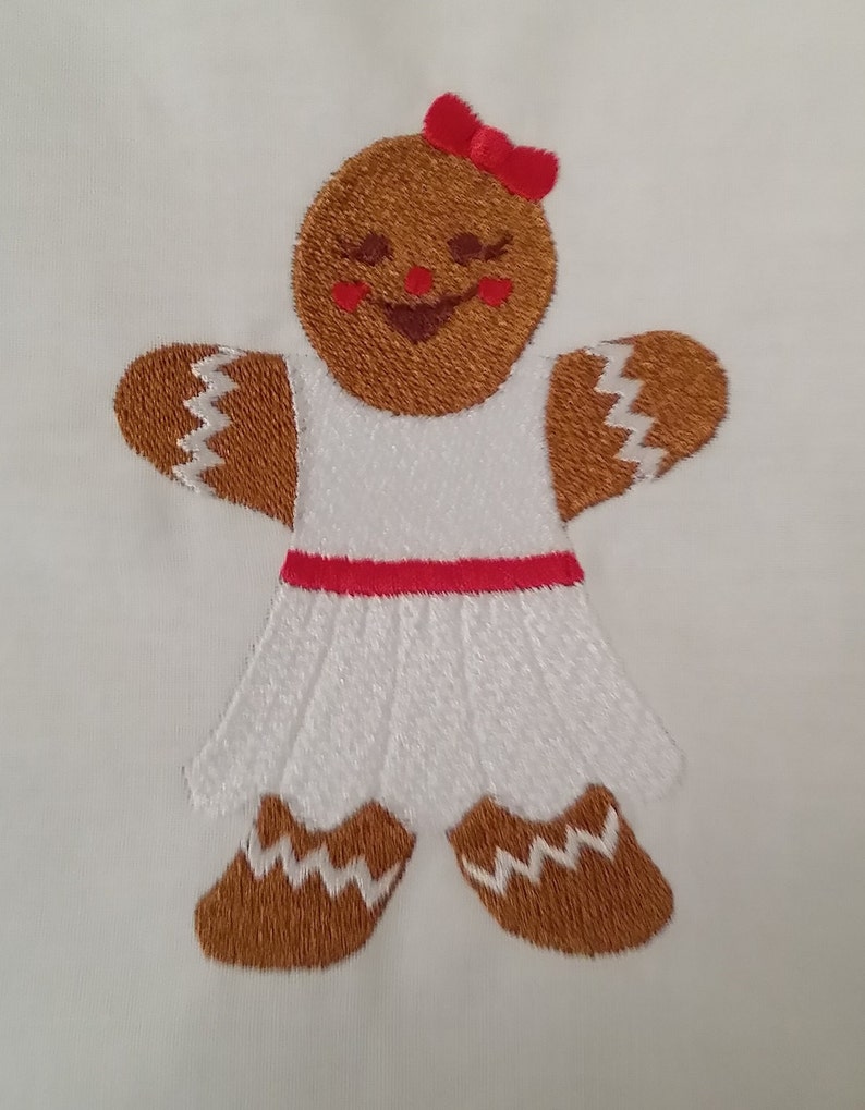 Machine Embroidery Gingerbread Boy and Girl Designs for the Holidays ...