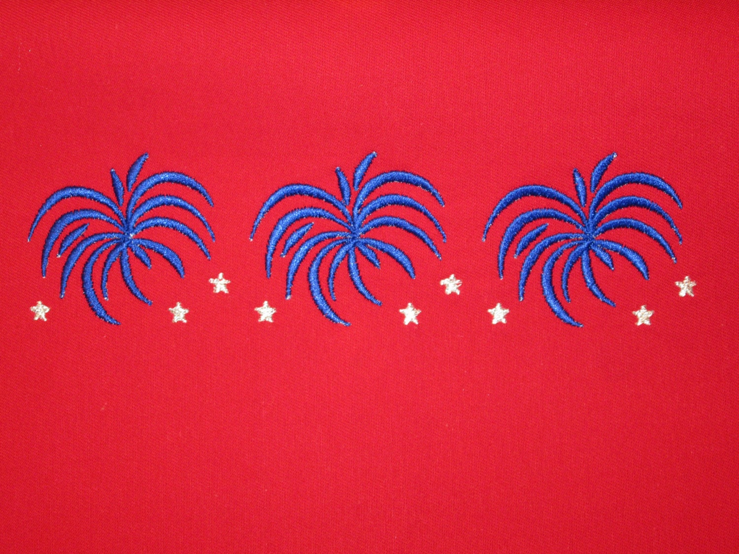 Machine Embroidery Fireworks Designs for Holidays or Celebrations. Use ...