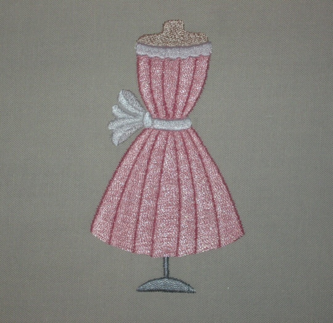 Redwork/bluework and Fill Dress Set - Machine Embroidery Designs. Great ...