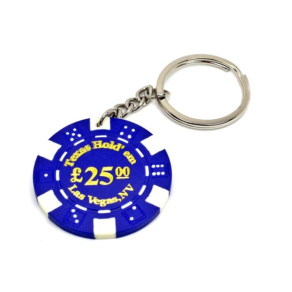 Poker Chip Keychain - Etsy