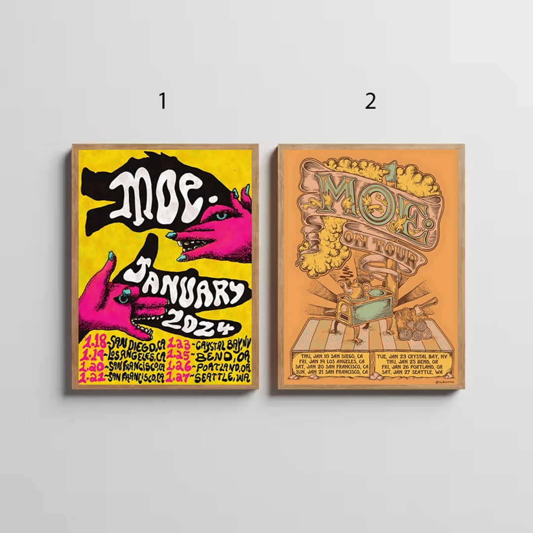 Moe-band January Tour 2024 Poster Unframe - Etsy