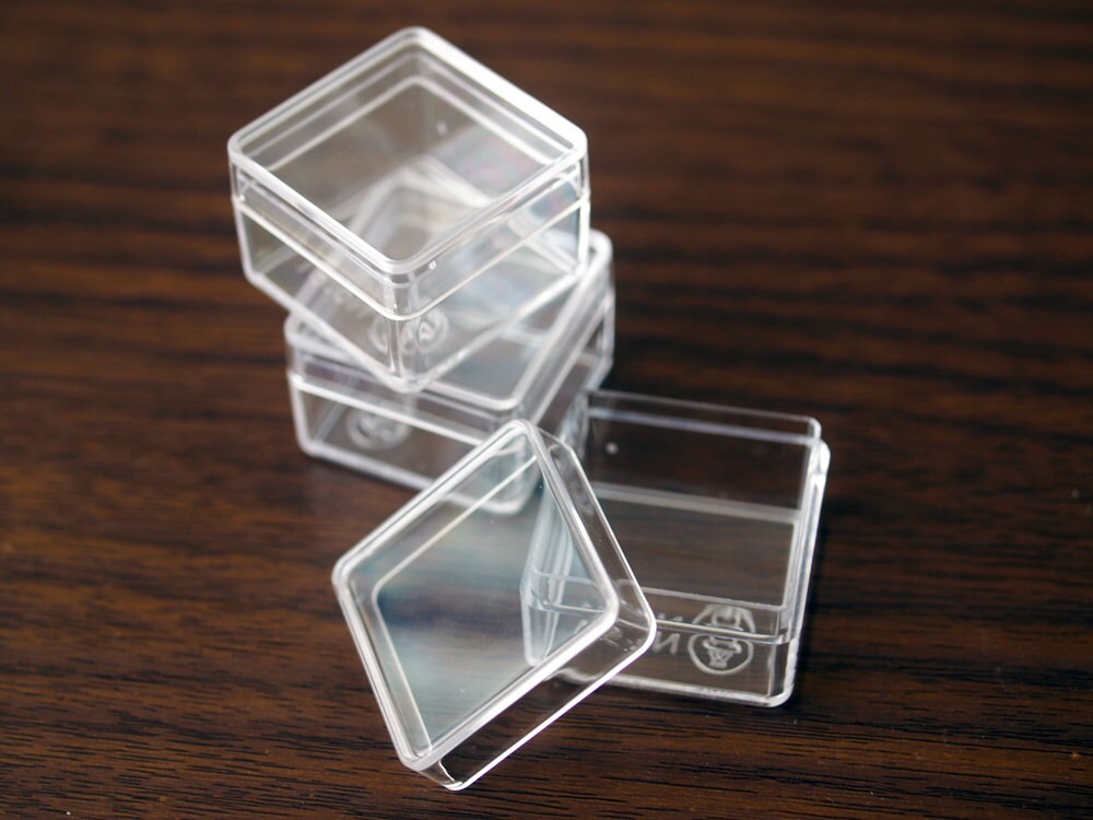 60 Square Premium Crystal Clear Hard Plastic 60 Mil Boxes | Etsy
