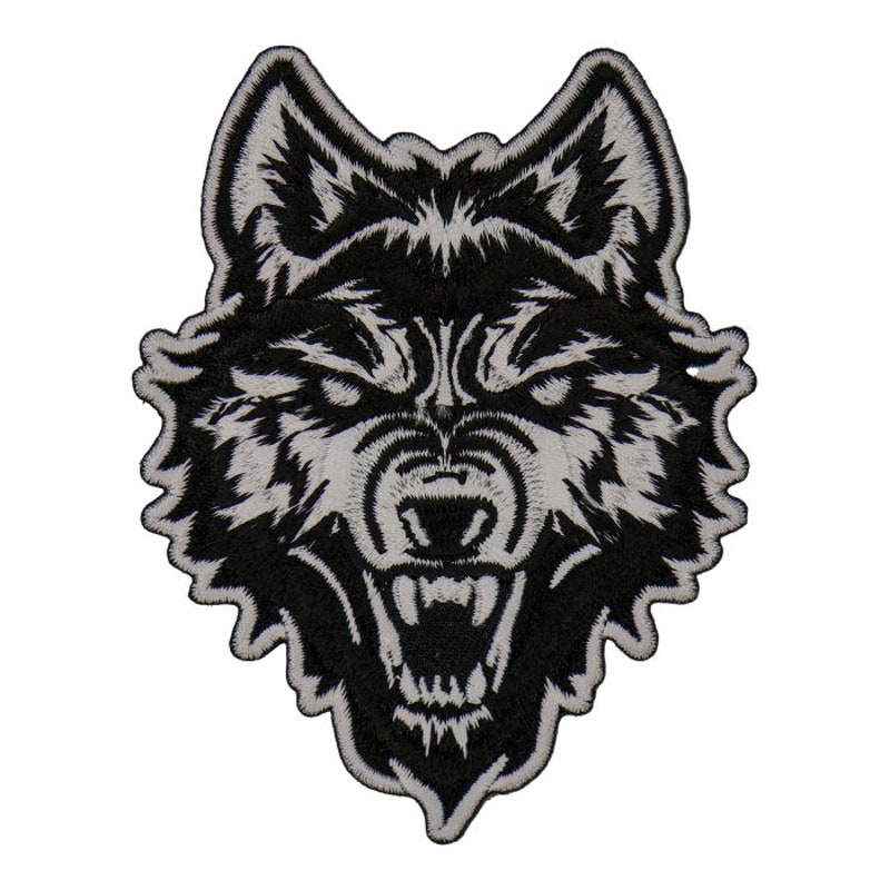 Wolf Patch - Etsy