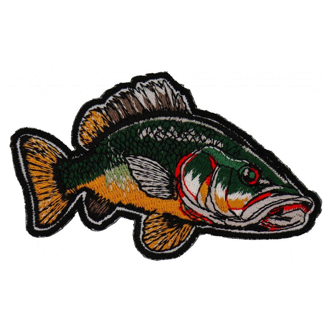 Colorful Fish, Fishing Embroidered Patch - Etsy