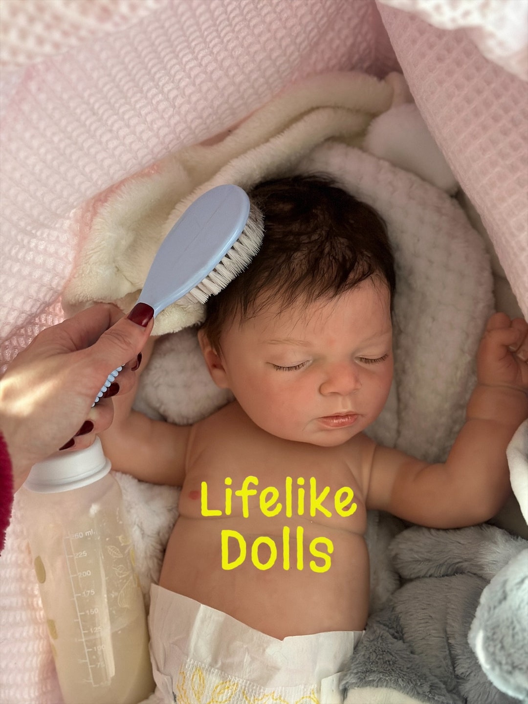 Ready Now Fake Baby Life Like Real Looking Girl Indra Realism Silicone ...