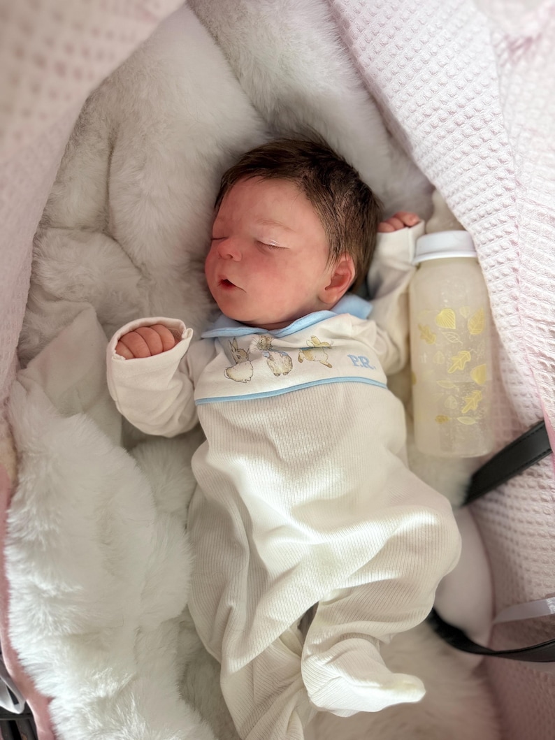 Realborn " Darren Asleep" Lifelike Doll. Silicone Feel Vinyl Reborn Art ...