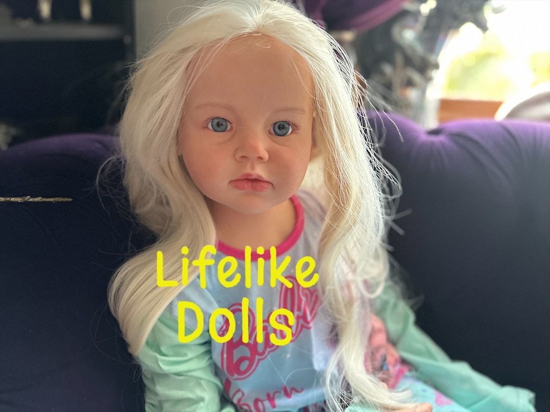 Barbie inspiriert Puppe Kind Kleinkind Reborn Baby Life like Silikon ...