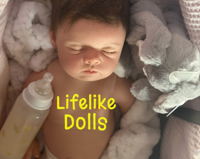 Ready2ship Life Like Baby Newborn Doll Eron BONNIE LEAH SIEBEN ...
