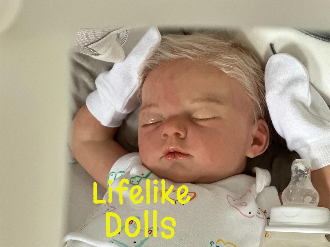 Reborn Fake Baby Lifelike Doll Living Movie Art Newborn Sleeping Real ...
