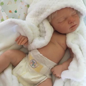 Custom Baby Order Reborn Silicone Feel Soft Vinyl Child Baby Indra ...