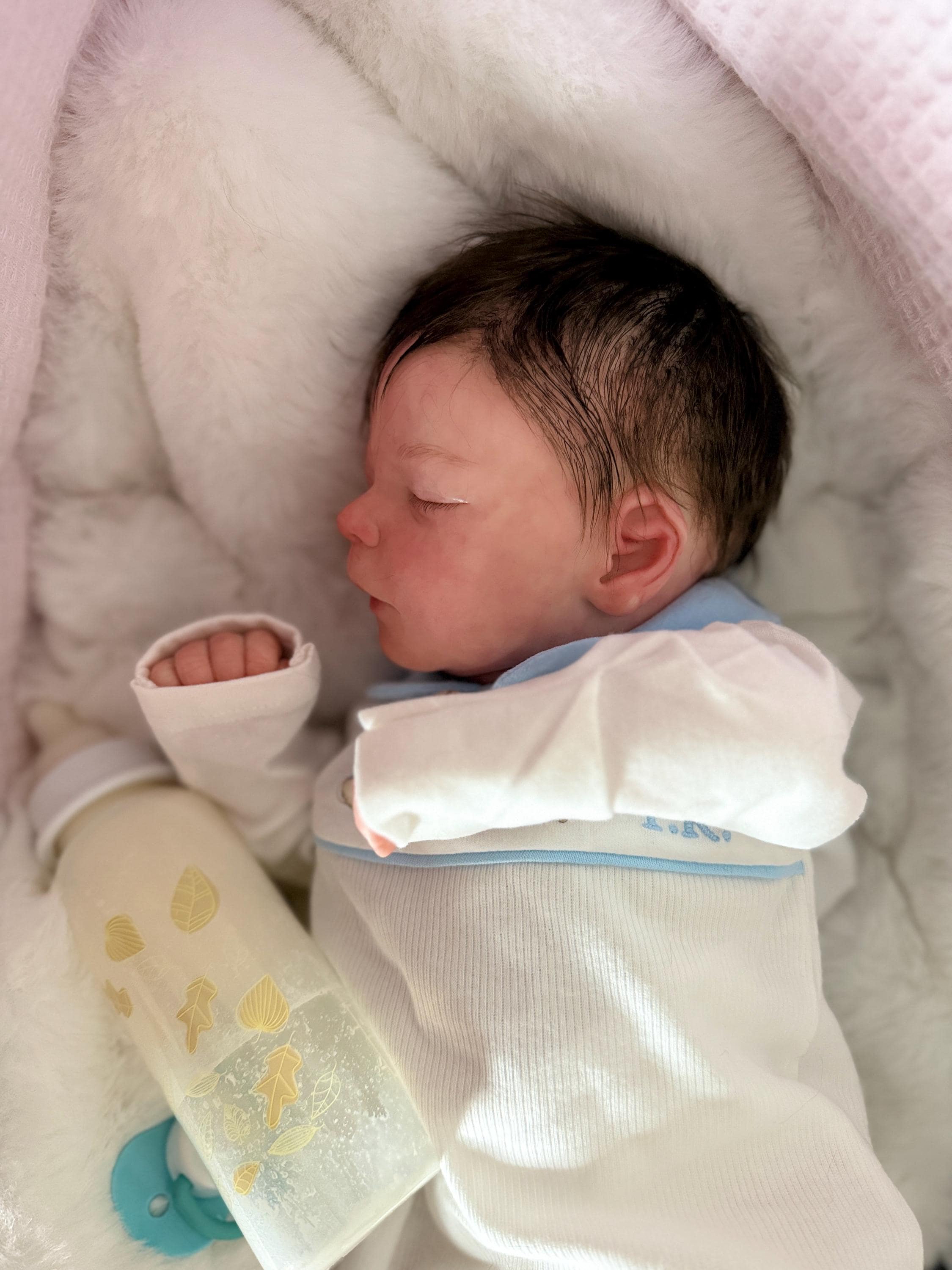 Realborn " Darren Asleep" Lifelike Doll. Silicone Feel Vinyl Reborn Art ...